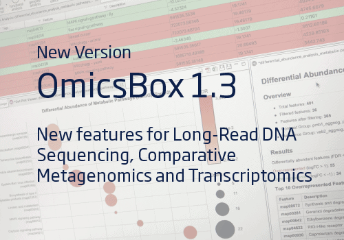 OmicsBox Update Version 1.3 - BioBam - Bioinformatics Software