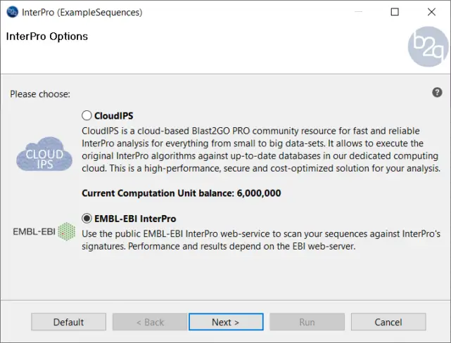 InterProScan with Blast2GO: How to make it work again