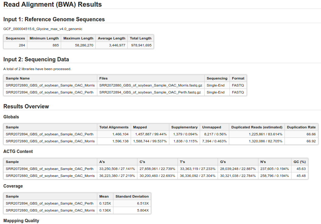 Using BWA for DNA and RNA Alignment in OmicsBox